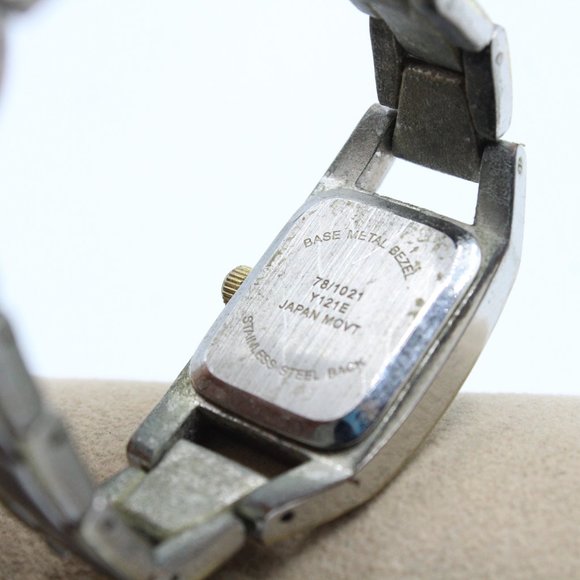 Accessories | Vintage Womens Retro Stainless Steel Square Frame Silver ...